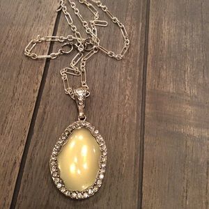 Handmade | Jewelry | Authentic Sterling Silver Chain With Cz Pendant ...